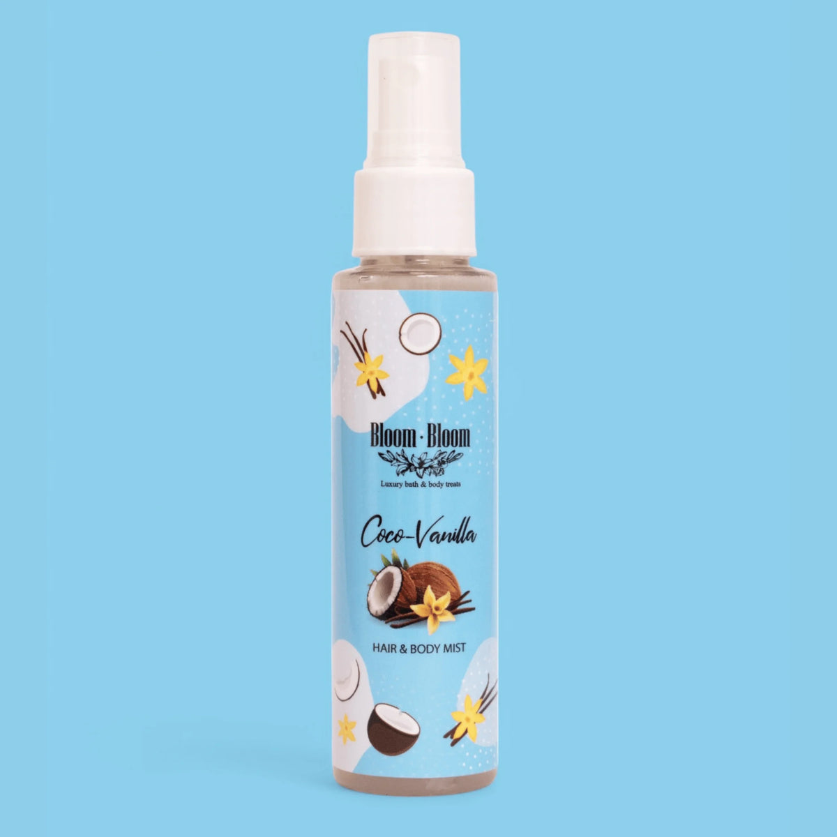 Hair & Body Mist Coco-Vanilla – Bloom-Bloom Luxury Bath & Body treats
